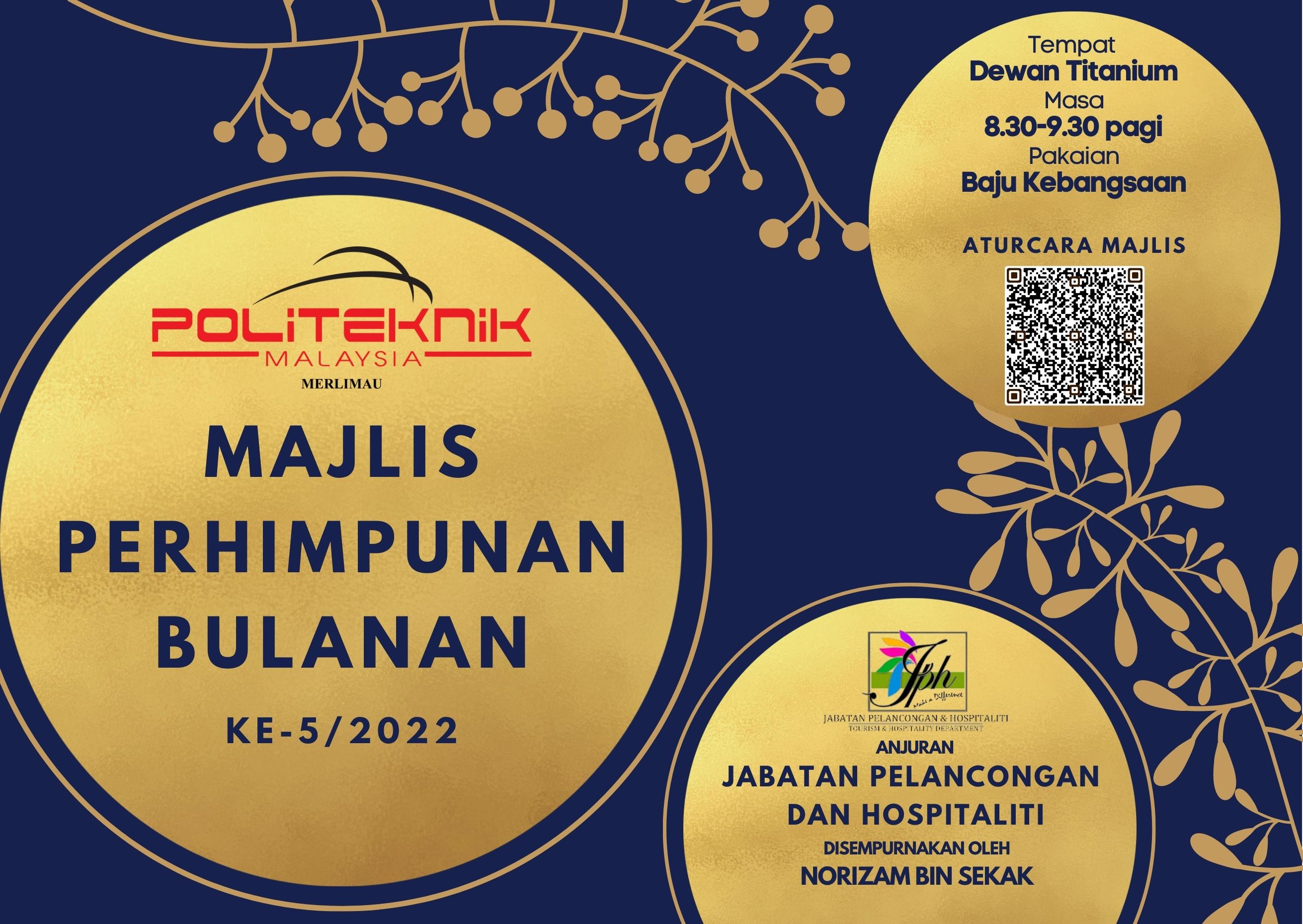 Jemputan Majlis Perhimpunan Bulanan PMM Bil 5/2022